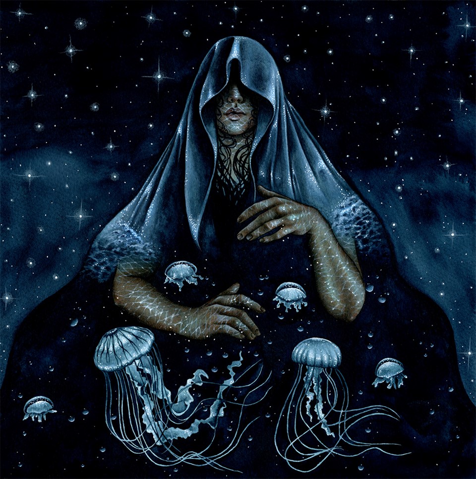 Nereids Greek Mythology Drawing